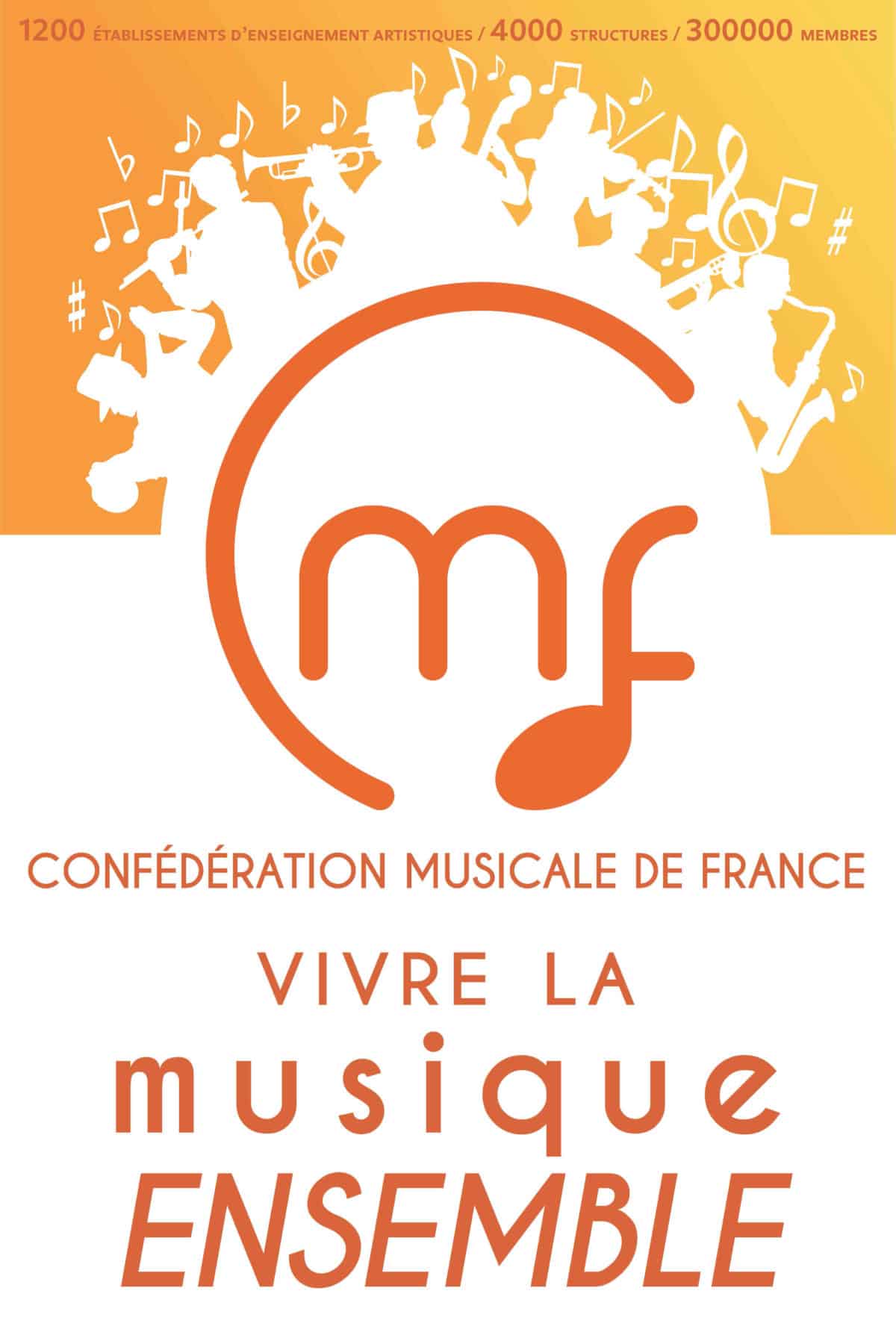 Logos & affiche CMF - CONFÉDÉRATION MUSICALE DE FRANCE